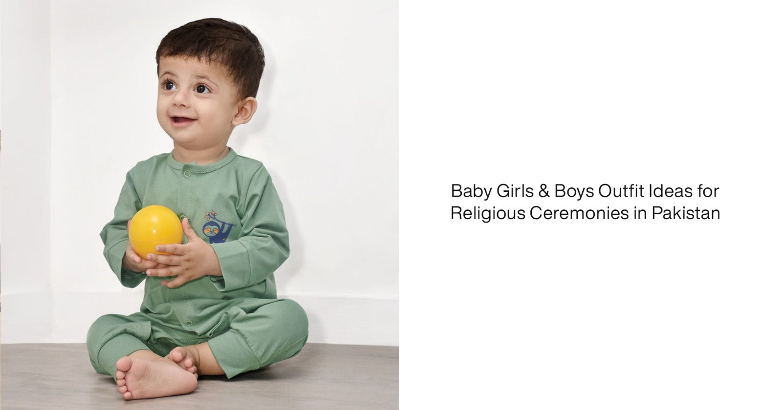 Baby Girls & Boys Outfit Ideas for Religious Ceremonies in Pakistan