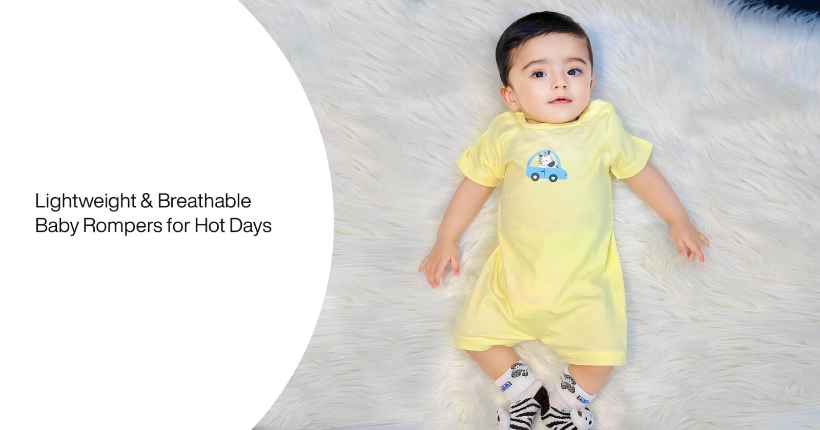 Lightweight & Breathable Baby Rompers for Hot Days