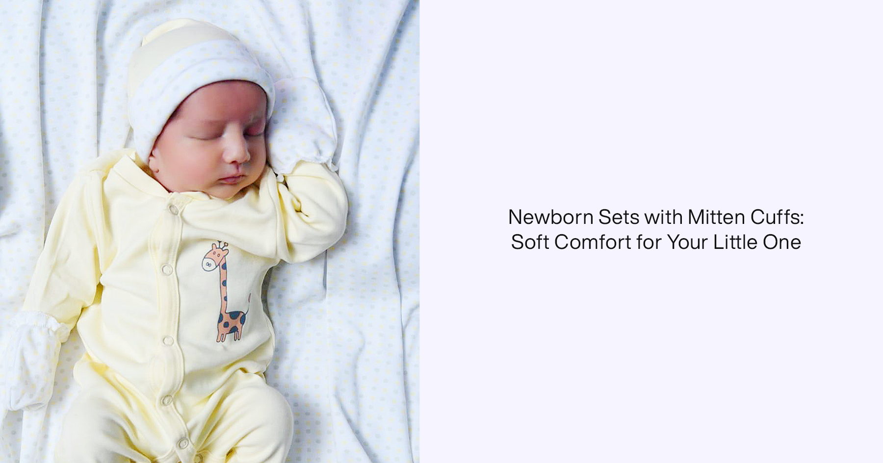 Newborn Sets with Mitten Cuffs: Soft Comfort for Your Little One