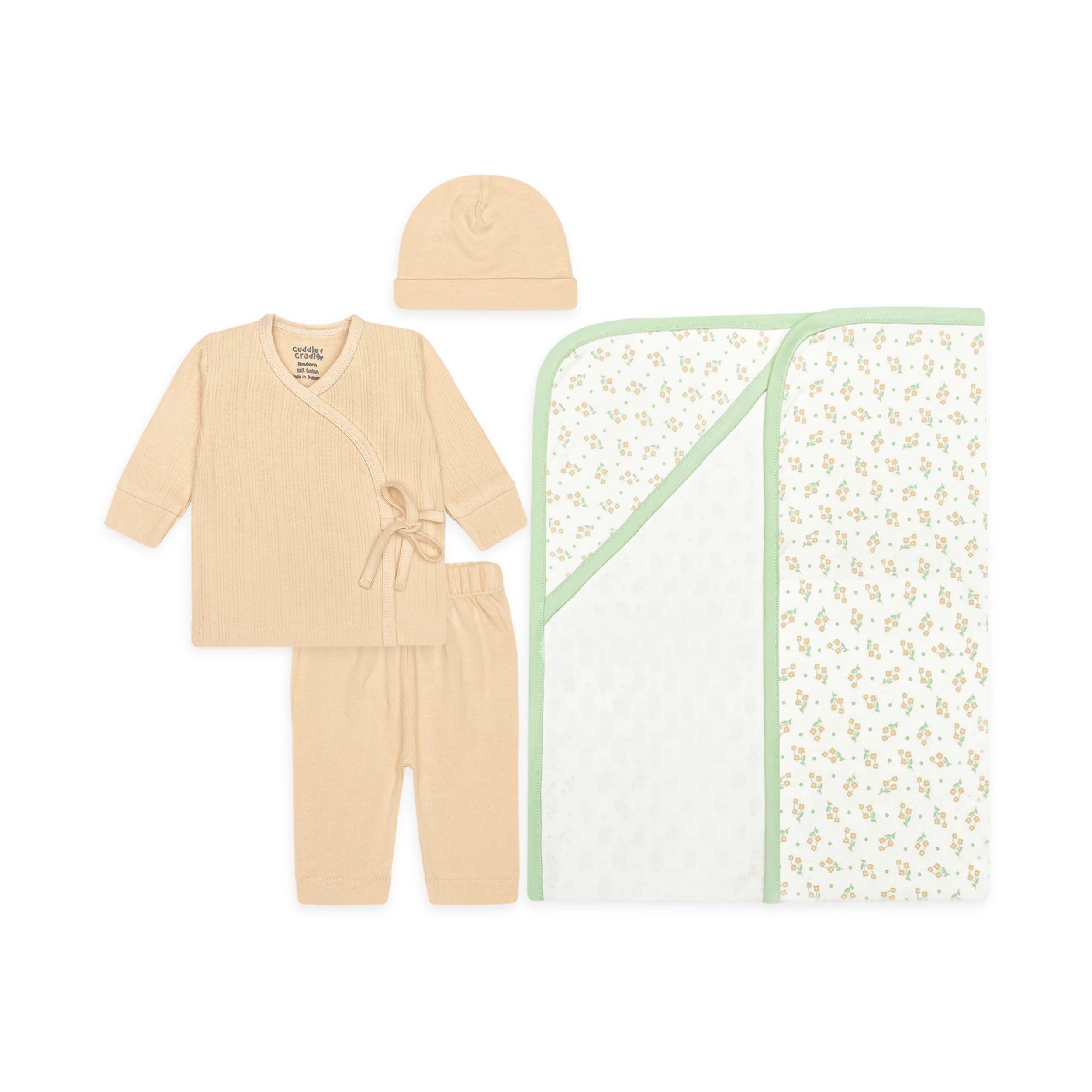 Top Quality Newborn Set of 4 Floral in Pakistan | Cuddle & Cradle