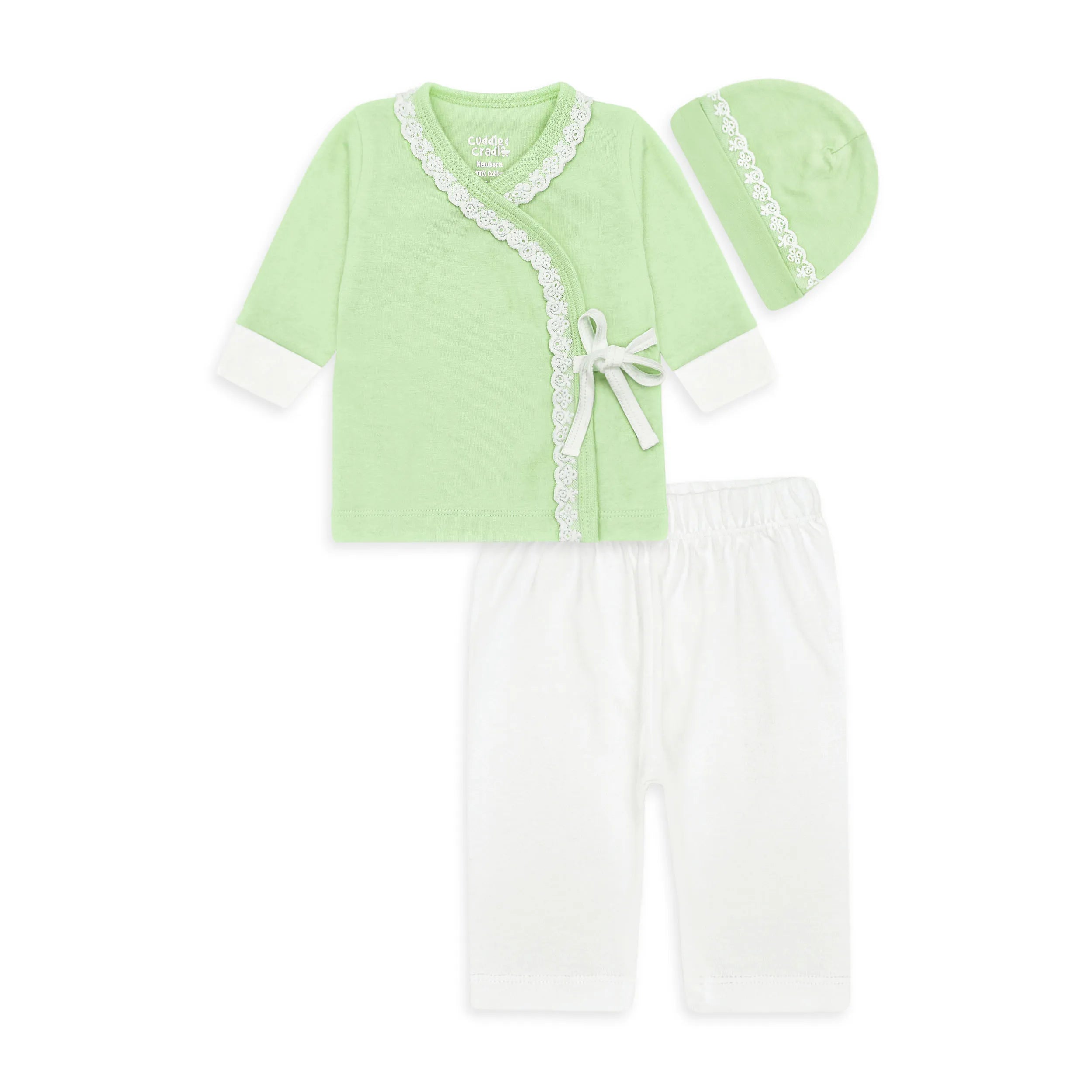 100% Cotton Newborn Set of 3 Summer | Cuddle & Cradle